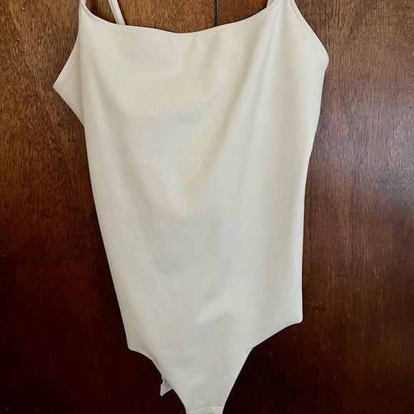 Commando | Tops | Commando Faux Leather Bodysuit | Poshmark